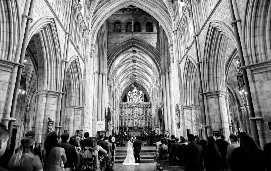 Southwark Cathedral wedding with Butlers Wharf, Tower Bridge ...